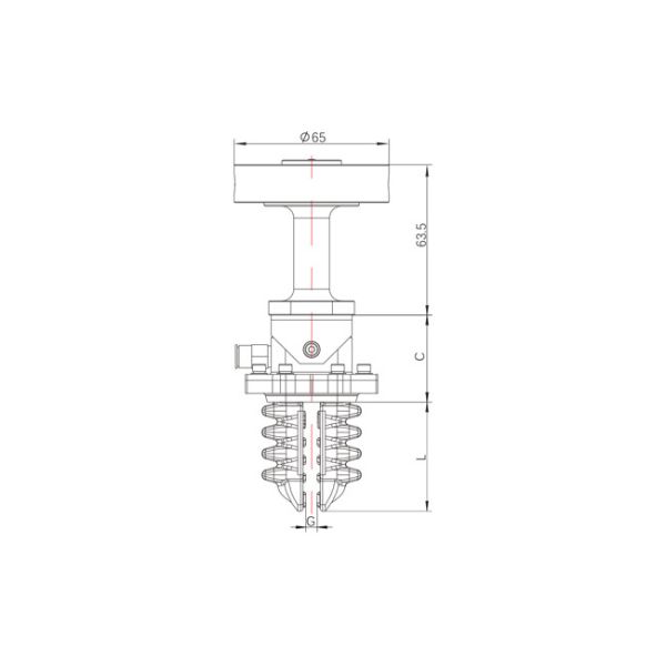 Quality 6300g 36mm ISC Series High Softness Robotic Clamp for sale