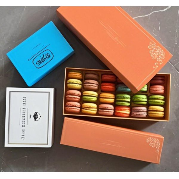 Quality Macaron Top And Bottom Cover Packaging Gift Box Top And Bottom Cover Packaging Chocolate Top And Bottom Cover Packaging World Cover Packaging Plastic Macaron Tray for sale