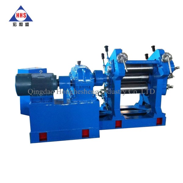 Quality Three Rolls Rubber Calender Mill 0.2MM For Double Side Coating for sale