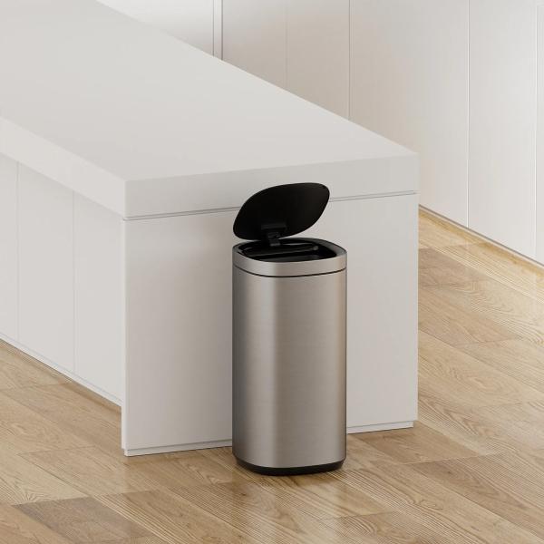 Quality Touchless Intelligent Smart Sensor Bin Trash Can Stainless Steel Sustainable for sale