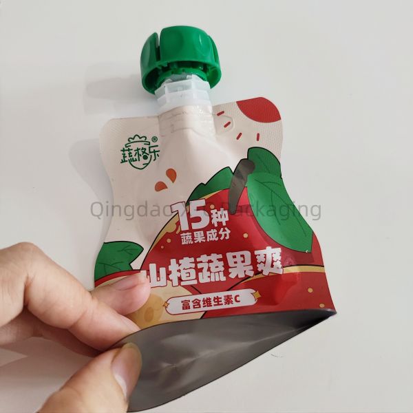 Quality Custom Shaped Stand Up Pouches Moisture Proof With Zipper And Die Cut Handle for sale