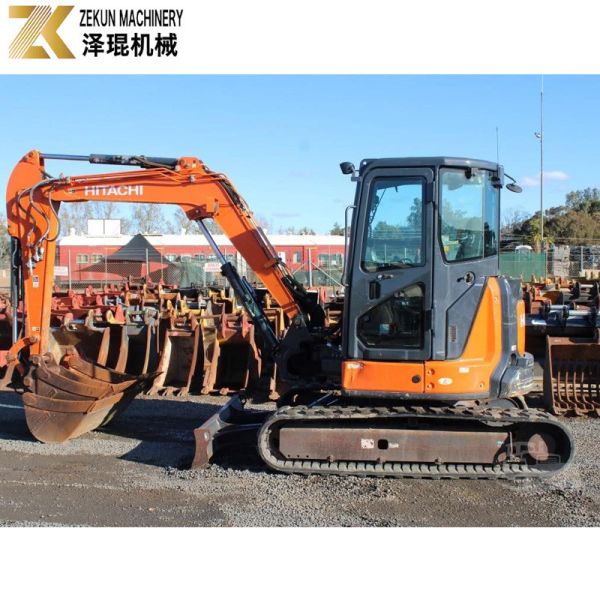 Quality 5 Tons Hitachi Used ZX55-5A Second Hand Mini Digger With YANMAR Engine for sale