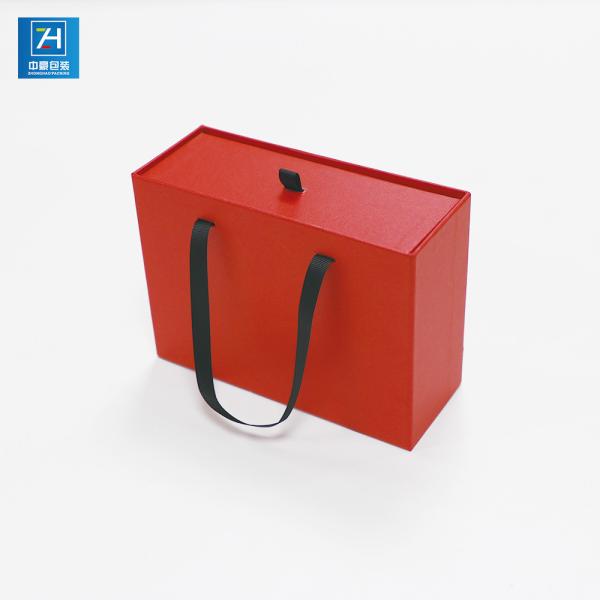Quality CMYK Printing Debossing Red Spot UV Cardboard Drawer Boxes for sale