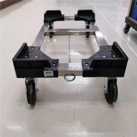 Quality Four Wheels Aluminum Platform Trucks Trolley Cart Supermarket Logistics House for sale