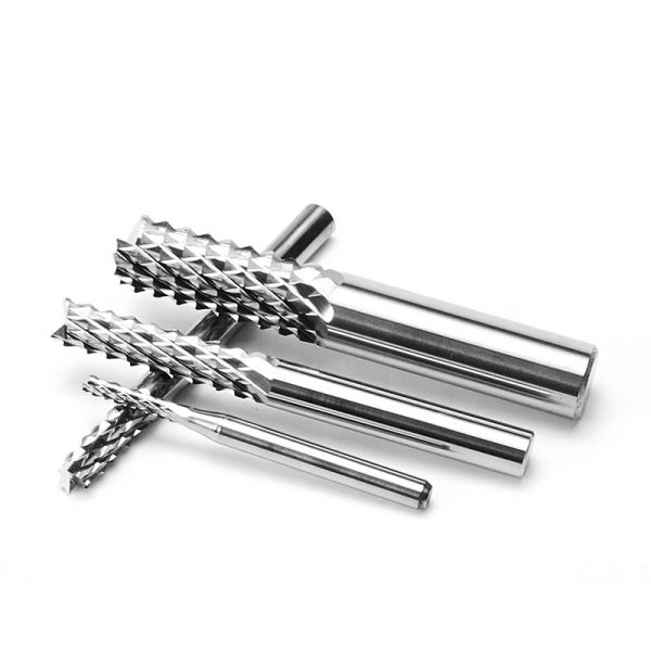 Quality YingBa 4mm Carbide End Mill CNC Wood Router Bits PCB Alloy Corn Milling Cutter Efficient Wood Cutting Border Tools for sale