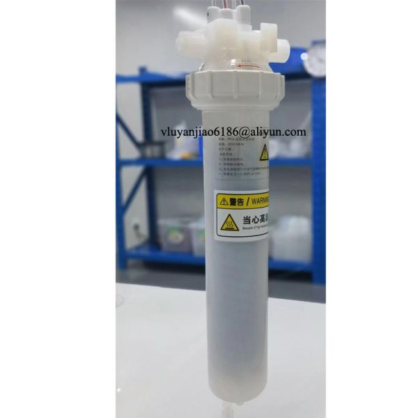 Quality 200-400VAC 1.5-12 KW PFA Inline Chemical Heater For Deionized Water Acids Heating for sale