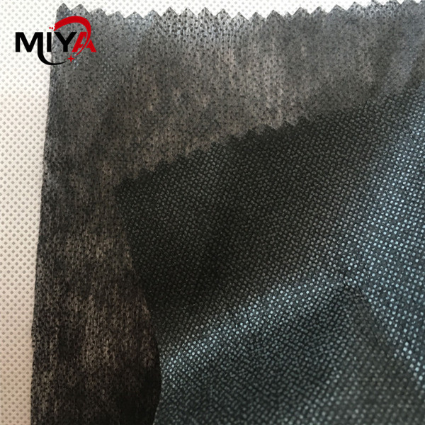 Quality Dress Charcoal Non Woven Fusible Interlining 50gsm for sale