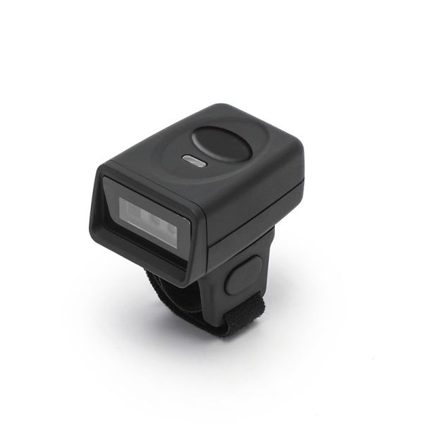 Quality Wirelss Qr Code Scanner Desktop 1d 2d Handheld Ring Retail Use Black Color for sale