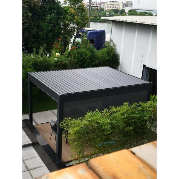 Quality 4x3m Manual/electric Alu.Louvred Pergola for sale