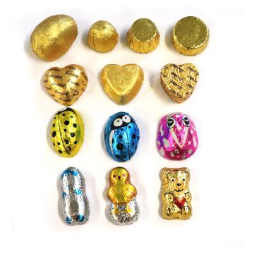 Quality Food Grade Chocolate Foil Packing Machine with PLC Servo Touch Screen Control for sale