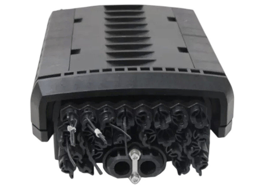 Quality FTTB 24 Port Fiber Termination Box Wall Mount Black IP68 OM1 96Core for sale