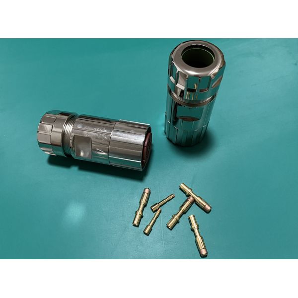 Quality Circular M40 Power Connector 6 Pin Servo Encoder Female Crimp Wire Plug for sale