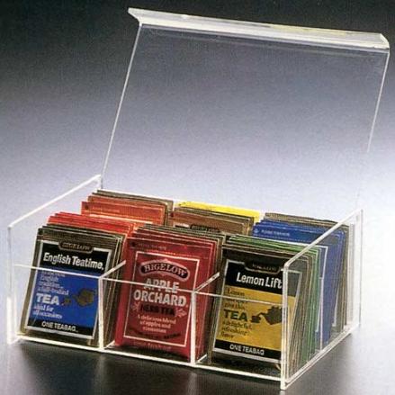 Quality Popular Shape Acrylic Boxes For Tea Bag for sale