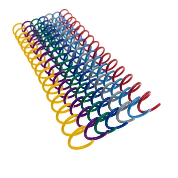 Quality OEM PVC PET Plastic Spiral Binding Coils For Notebooks for sale