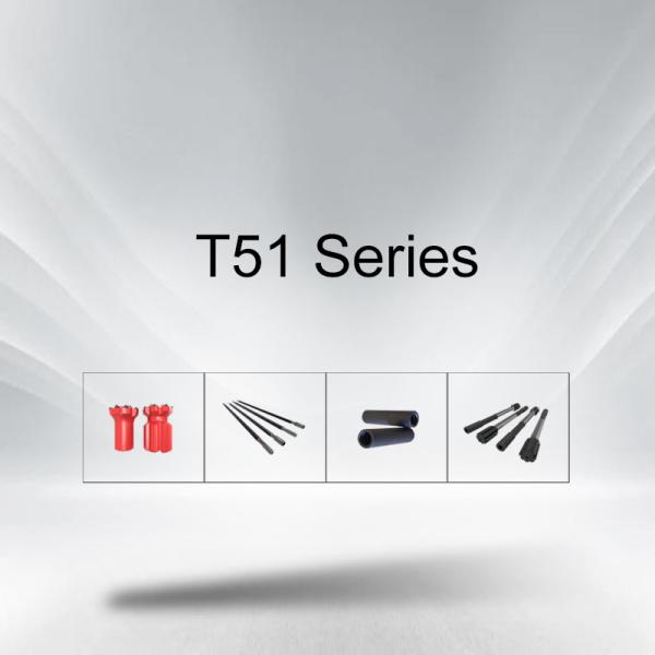 Quality Structural Alloy Steel T51 Thread Top Hammer Drilling Tools for sale