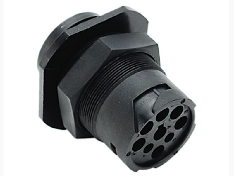Quality Threaded Type 1 Amphenol 9 Pin J1939 Male Plug Connector with 9 Pins for sale