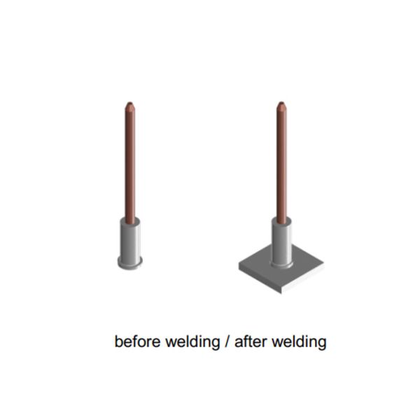 Quality Insulation pin (ISA) Welding studs for drawn arc stud welding for sale