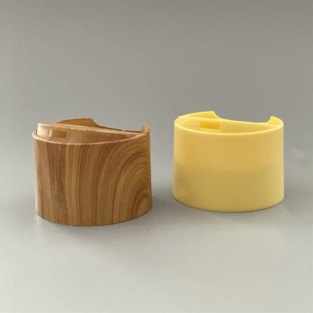 24/410 Wood Disc Cap Disc Top Cap Press Cap for Shampoo Bottle