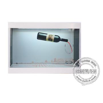 Quality 32" Magical Industrial Transparent Lcd Showcase SD card update Advertising Box for sale