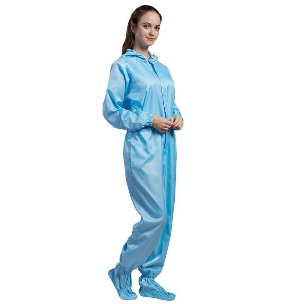 Quality Cleanroom 250g Ladies Anti Static Jackets ESD Comfortable Working Pants for sale