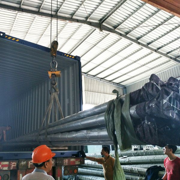 Quality Round Conical Steel Street Light Pole Galvanized Single Arm for sale