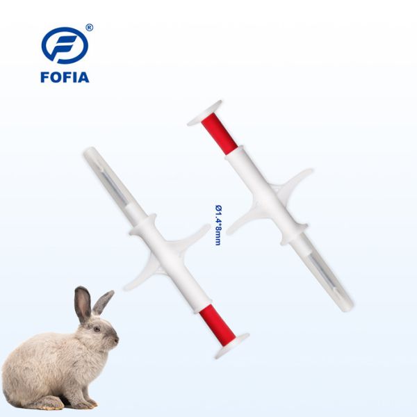 Quality Injectable Transponders 134.2khz Pet ID Microchip Transponder With Implant Syringe ISO Transponder Microchip for sale