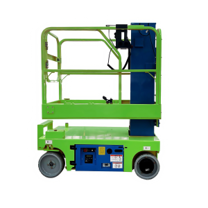 Quality Oil Free Self Propelled Lift Fully Electric Vertical Lift Aerial Work Platform for sale