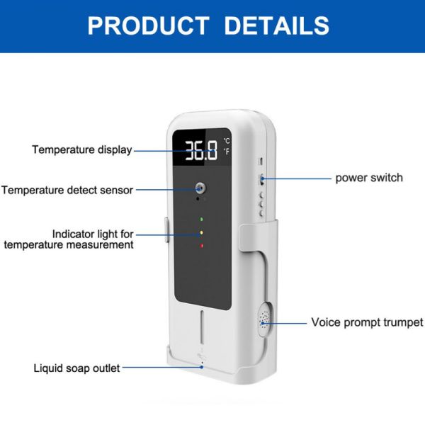 Quality Infrared Induction 4AA Battery Walk Through Temperature Scanner for sale
