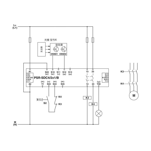 Quality 22.5*99*114.5mm Contact Load Safety Relays PSR-SCP-24DC/SDC4/2X1/B by Phoenix for sale