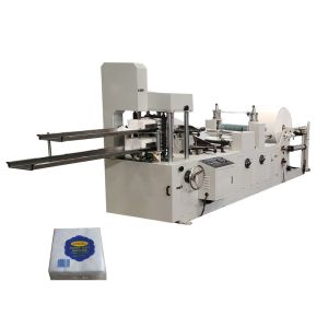 Quality Automatic Two Decks Napkin Tissue Folding Machine With Color Printing for sale