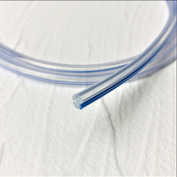 Quality Hubless Medical Silicone Round Channel Fluted Drains Catheter Round Drainage for sale