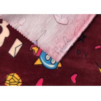 Quality Eco Friendly Stretchy 144F Printed Super Soft Minky Plush Fabric for sale