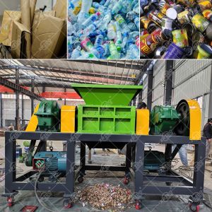 Quality Mobile Plastic Shredder Waste Paper Metal Shredder Mobile Solid Waste Crusher for sale
