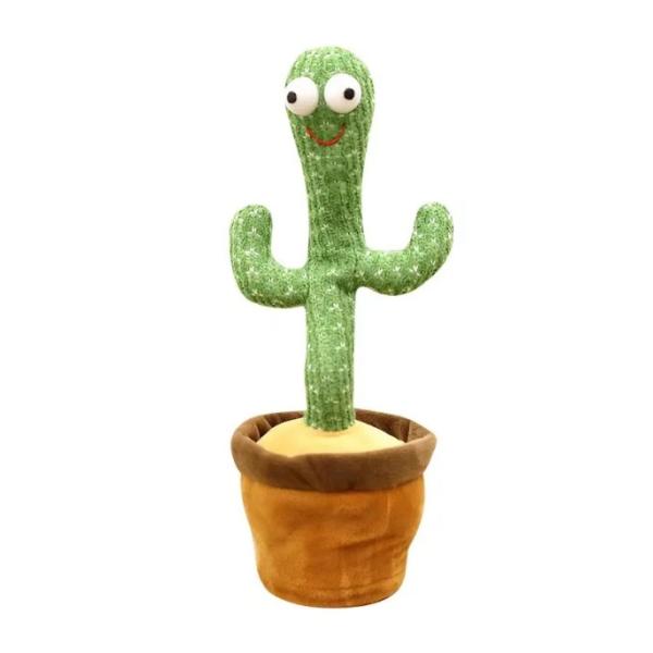 Quality Hot USB Charging Cute Dancing Flower Pot Plush Cactus Doll Electronic Twist Sing for sale