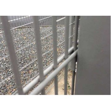 Quality SGS H1500mm Double Wire Welded Fence With Square Post for sale