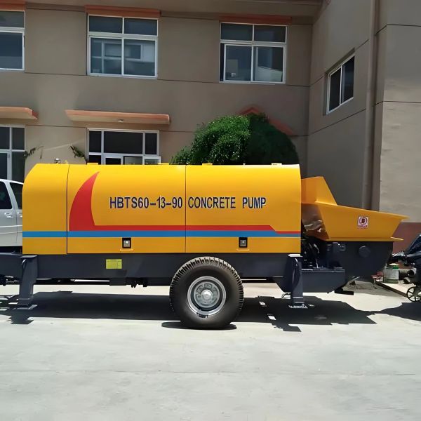 Quality 20 Meter Streamlined Stationary Concrete Pump Mixer Machine 2300kg for sale