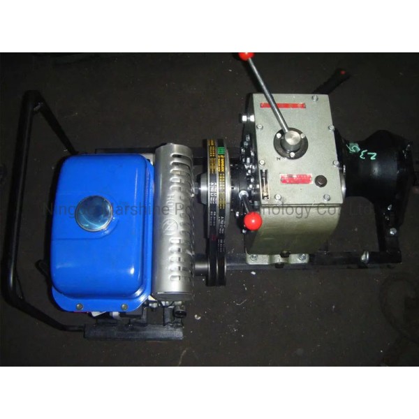 Quality 3Ton Belt Drive Traction Cable Pullers Diesel Engine Gasoline Engine Power Winch for sale