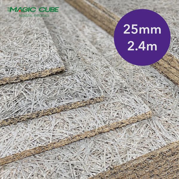 Quality Office Building Wood Wool Board Sound Absorption 35mm Thickness For Ceiling for sale