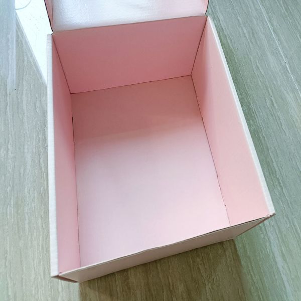 Quality Custom Order Pink Cardboard Paper Postal Boxes for Environmentally Friendly for sale