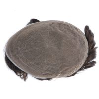 Quality Lace Or PU Mens Real Hair Toupee Customizable Toupee Hair Piece for sale