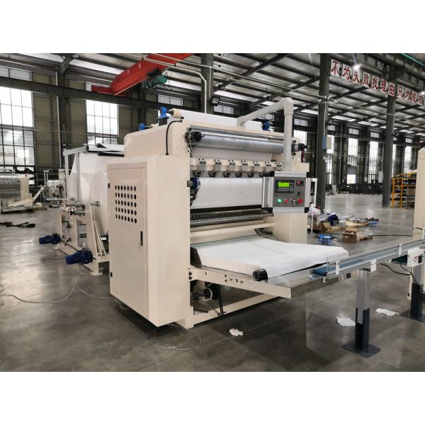 Quality High Capacity Hand Towel Face Tissue Making Machine 7 Lines V Interfolded for sale
