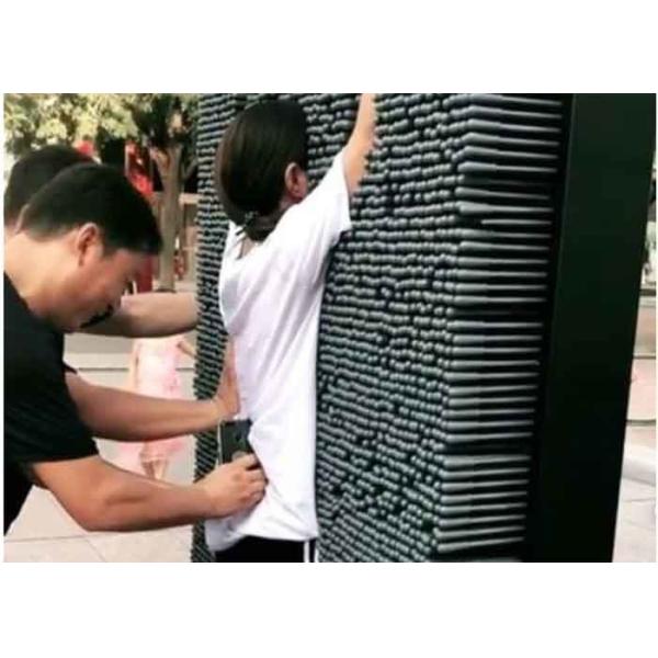 Quality Plastic 3D Pin Impress Board Wall For Adults Playing 1815*1250*2020 Mm for sale