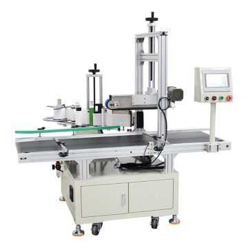 Quality Packaging Material Labeling Machine for Flat Barcode Stickers Small and Simple for sale