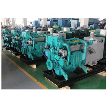 Quality 100kva marine diesel generator Heat exchanger cooling BV Classification Society for sale