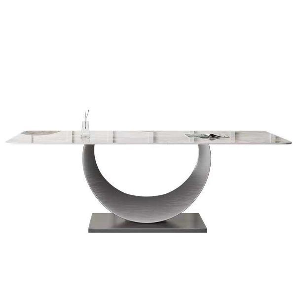 Quality Modern Rectangular Dining Table Chair Sets Nordic Marble Top Dining Set for sale