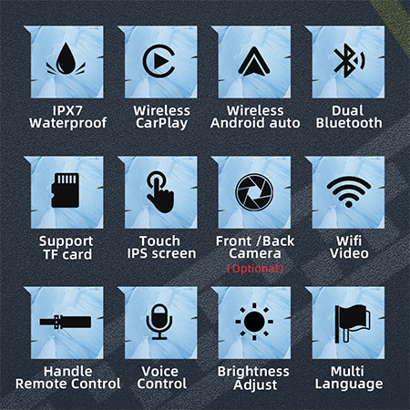 Quality 6.25 Inch Motorcycle Navigation Device with TF Card Storage and 2.5D Screen for sale