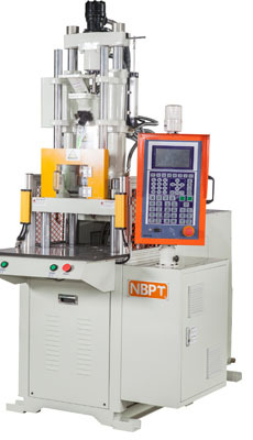 single shuttle table type vertical plastic injection molding machine