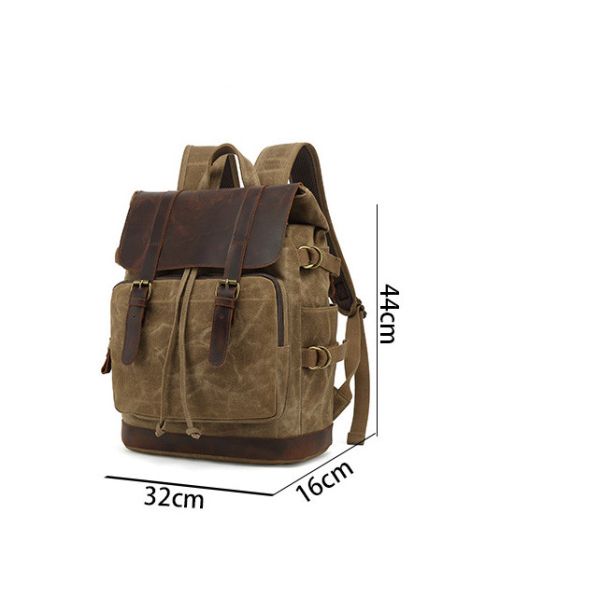 Quality Fits 14 Inch Laptop Canvas Rucksack Casual Daypack for sale