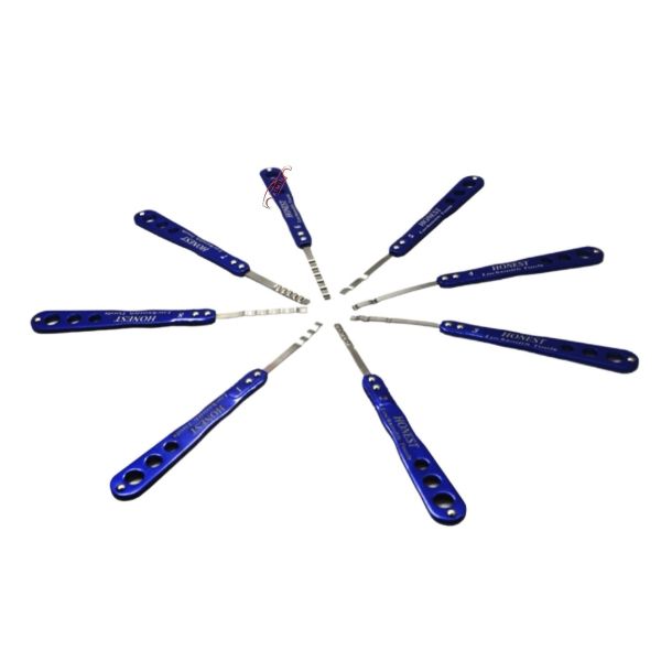 Quality Safe Box Locksmith Tools 8 in 2 Lock Pick Set Hooks Lock Pick Set for sale