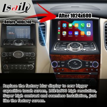 Quality Infiniti QX50 EX35 EX25 EX30d EX37 HD screen wireless Carplay Android Auto for sale